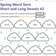 2nd Grade Short Vowel Spring Educational Resources | Education.com