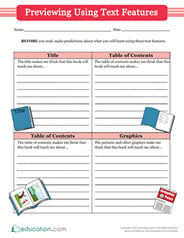 Text Feature Worksheets 2nd Grade Non Fiction Text Structures