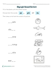Browse Printable Kindergarten Common Core Consonant Digraph Worksheets ...