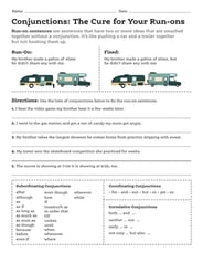 Correlative Conjunctions Worksheets 4th Grade Conjunctions In English:
