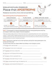 Apostrophe Worksheets Ks3