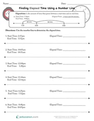 Elapsed Time Worksheets 3rd Grade Elapsed Time | 4th Grade Math