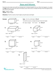 Common Core Volume Worksheets 5th Grade Math Worksheets PDF