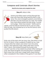 Compare And Contrast Worksheets For 3rd Grade