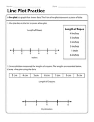 Line Plots Worksheets 3rd Grade