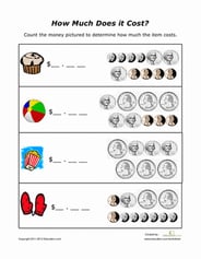 Common Core Money Worksheets Counting Coins (Advanced) Printables