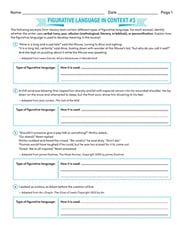 Allusion Worksheet