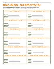 Mean Median Mode 6th Grade Halloween Printables Halloween Math