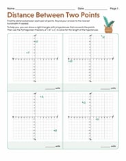 Distance Between Points Worksheet 50+ Distance Between Two Parallel