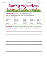 Common Core Grammar Worksheets