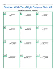 6th Division Worksheets Division Word Problems Worksheets For Grade