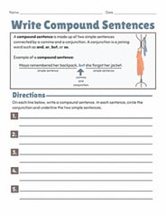 Writing Complex Sentences Worksheet Simple Complex Sentence | PDF