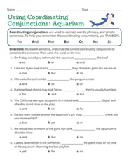 Coordinating Conjunctions Worksheets Pdf Coordinating And