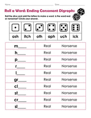 Digraph Worksheet Digraphs Young Learners Lily Gülbahar Canva