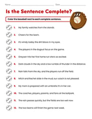 Sentence Structure Worksheets 4th Grade Free Capitalization | Free,