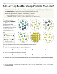 Classification Of Matter Worksheet Pogil Classification Of Matter