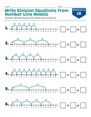 Visual Division Worksheets