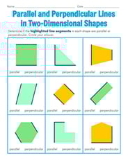 Perpendicular Shapes Perpendicular Lines – Definition, Symbol,