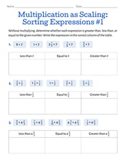 Multiplying Fractions Worksheets Fifth Grade 5th Grade Math: Multiply