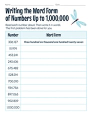 Word Form Worksheets