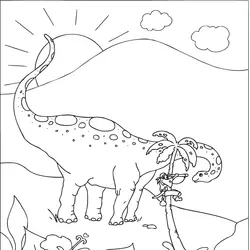 Quetzalcoatlus Coloring Page Art
