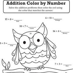 Fun and Educational Coloring Sheets for First Graders
