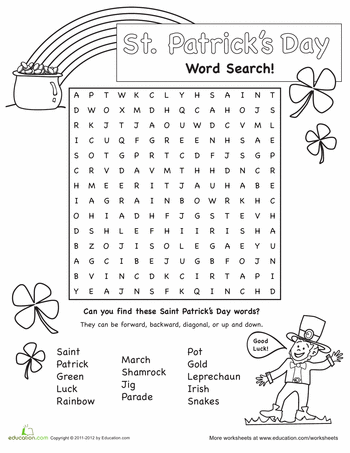 St. Patrick's Day Puzzles | Education.com