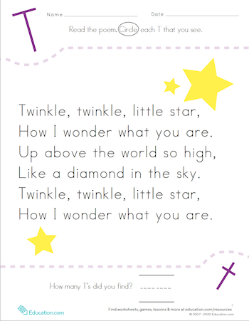 Kindergarten Fall Review Packet - Week 1 | Workbook | Education.com