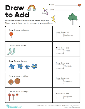 Kindergarten Fall Review Packet - Week 3 | Workbook | Education.com