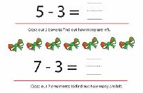 Subtraction Action: Beginning Math Worksheets | Education.com