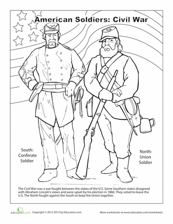 U.S. Soldiers Coloring Pages | Education.com