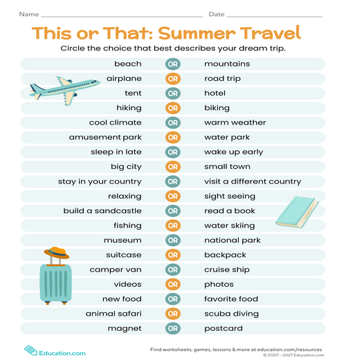 Roly's Road Trip: 6th, 7th, and 8th Grade Summer Packet 2 | Workbook ...