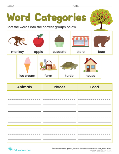 First Grade Fall Review Packet - Week 4 | Workbook | Education.com