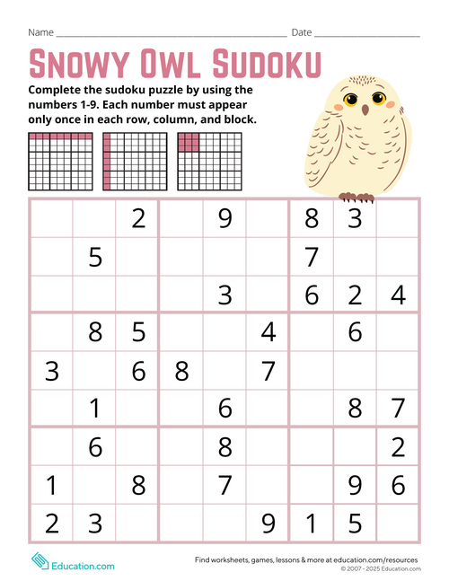 Seventh Grade Winter Break Packet | Workbook | Education.com