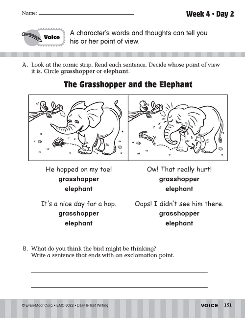 Daily 6-Trait Writing, Grade 2: Word Choice, Sentence Fluency, and ...