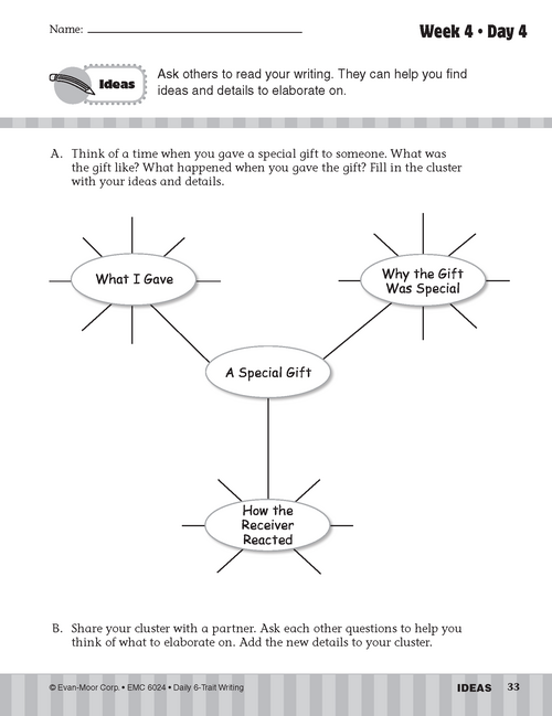 Daily 6-Trait Writing, Grade 4: Ideas and Organization | Teacher ...