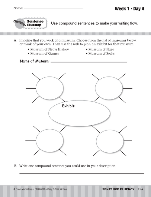 Daily 6-Trait Writing, Grade 5: Word Choice, Sentence Fluency, and ...