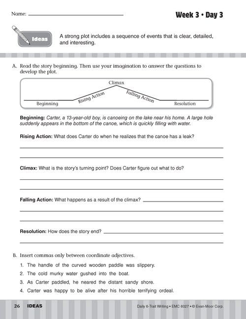 Daily 6-Trait Writing, Grade 7: Ideas and Organization | Teacher ...