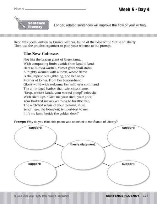 Daily 6-Trait Writing, Grade 7: Word Choice, Sentence Fluency, and ...