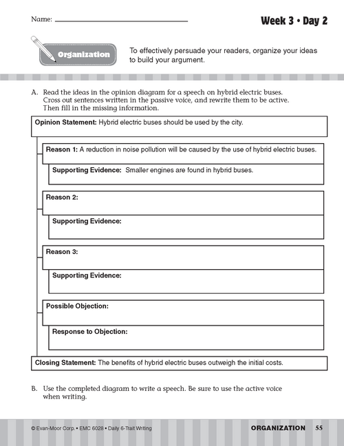Daily 6-Trait Writing, Grade 8: Ideas and Organization | Teacher ...