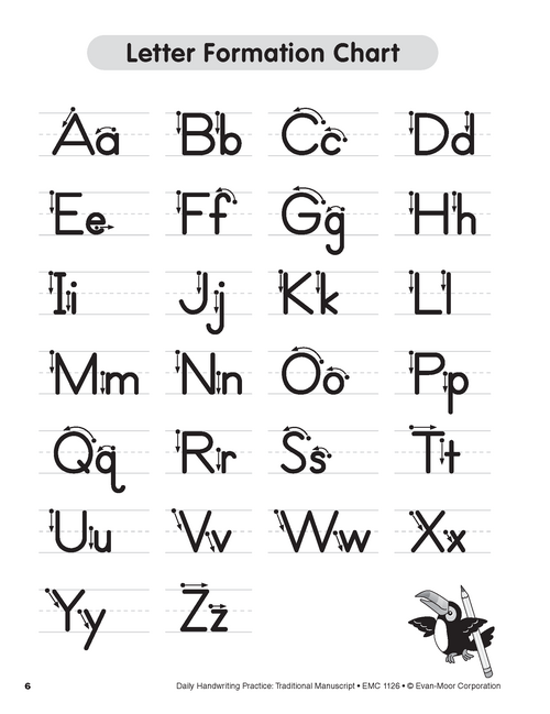 Daily Handwriting Practice, Traditional Manuscript: Weeks 1-12 ...