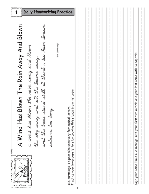 Daily Handwriting Practice, Contemporary Cursive: Weeks 1-12 | Workbook ...