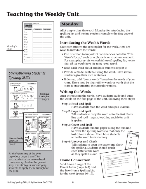 Building Spelling Skills, Grade 2: Weeks 21–30 | Workbook | Education.com