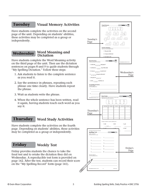 Building Spelling Skills, Grade 2: Weeks 21–30 | Workbook | Education.com