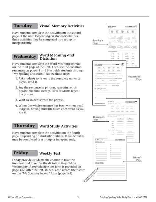 Building Spelling Skills, Grade 3: Weeks 21–30 | Workbook | Education.com