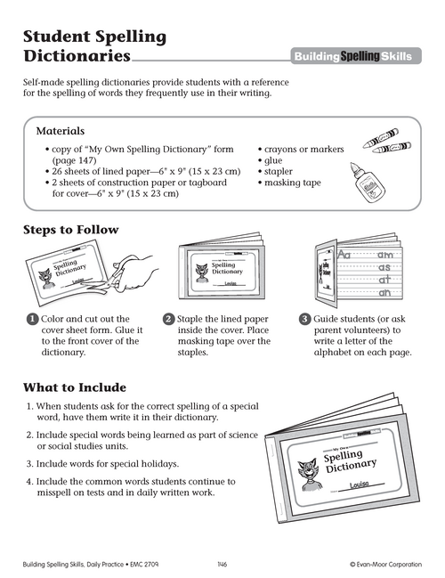 Building Spelling Skills, Grade 5: Weeks 21–30 | Workbook | Education.com