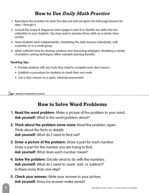 Daily Math Practice, Grade 2: Weeks 13–24 | Workbook | Education.com