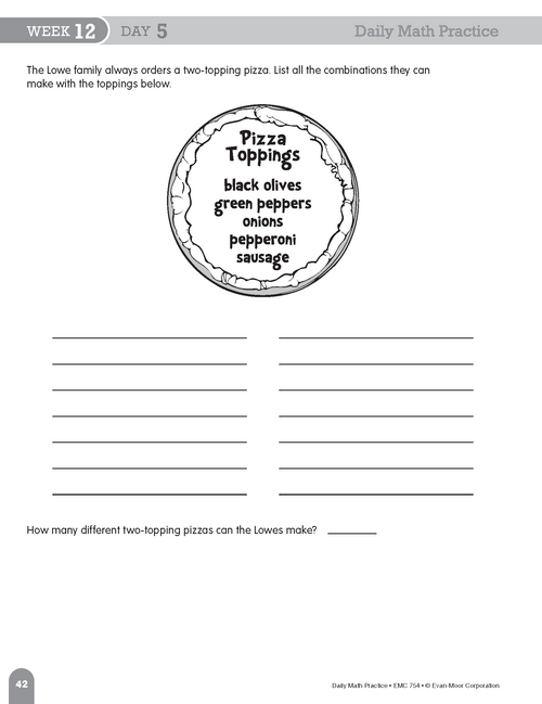 Daily Math Practice, Grade 5: Weeks 1–12 | Workbook | Education.com