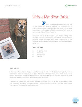 Totally Pets Activity Book | Workbook | Education.com