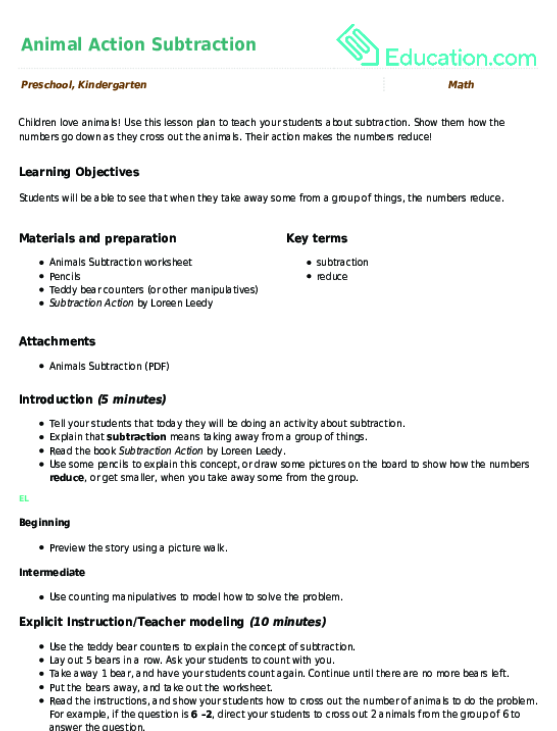 K.OA.A.1 Lesson Plans - Common Core Math